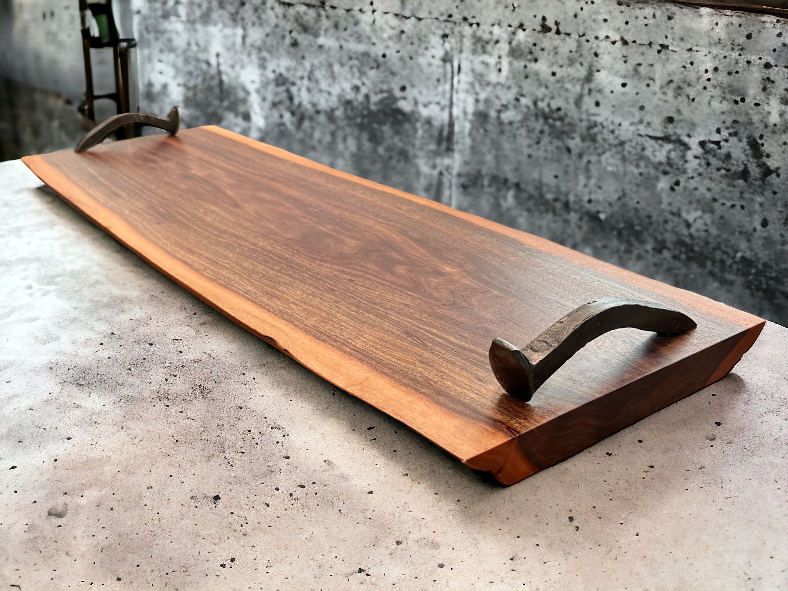 Oversized (Extra Large) Live Edge Patagonian Rosewood Charcuterie Board ...